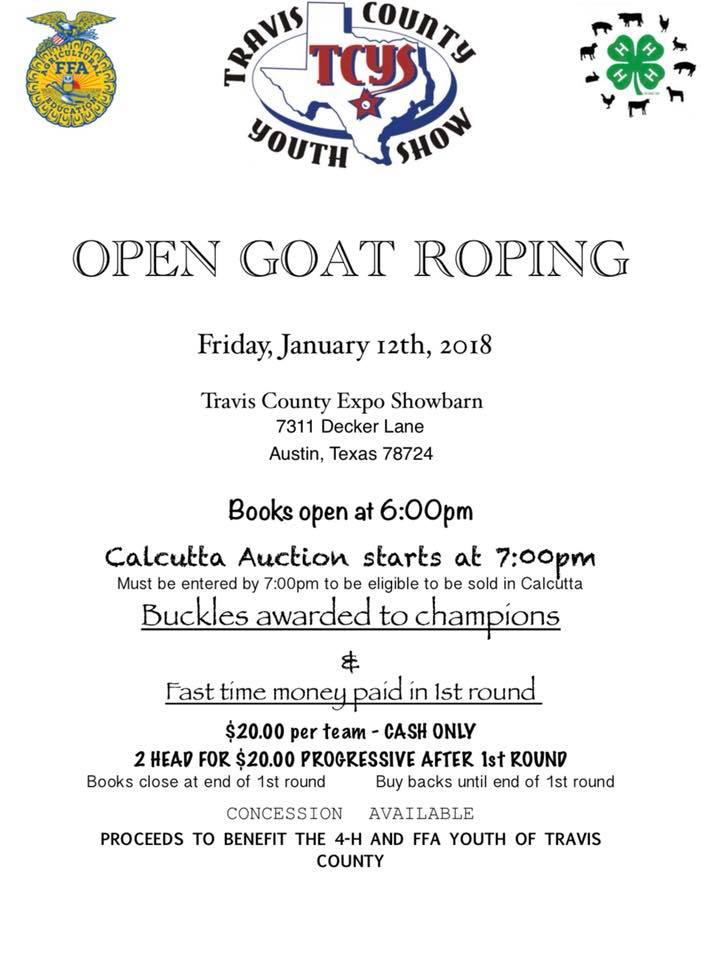 TCYS Event - Goat Roping